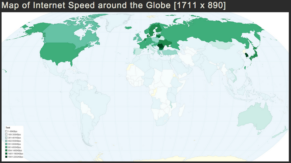 Internet speeds | map_∞