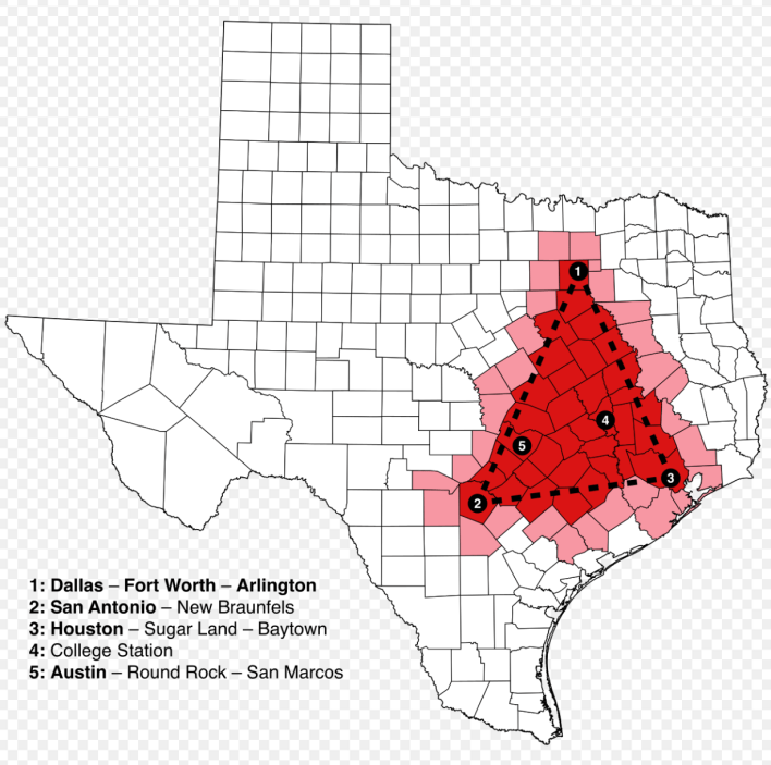Texas Population Map | map_∞