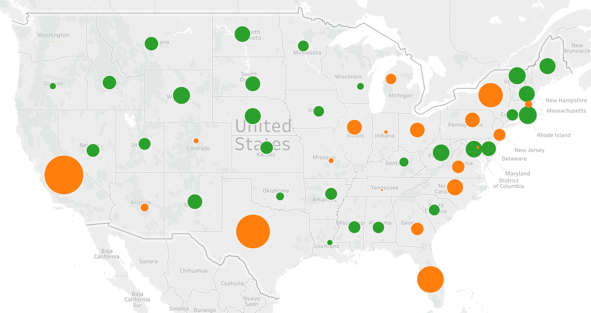 Electoral College Vs. US Population | map_∞