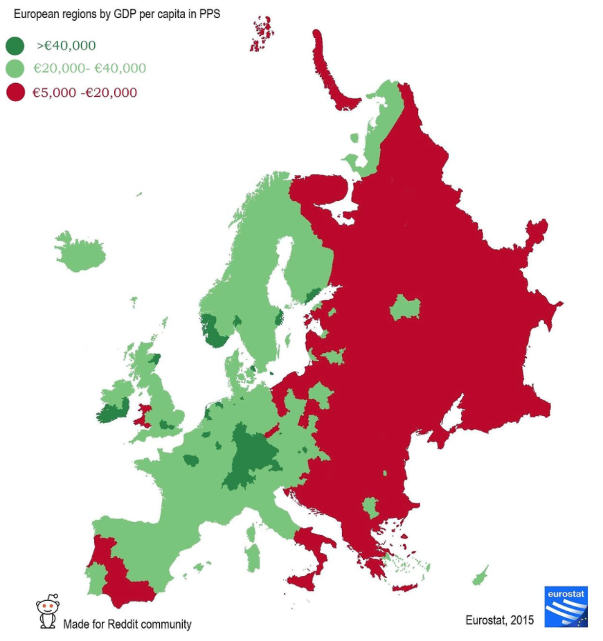 Europe Income Brackets | map_∞